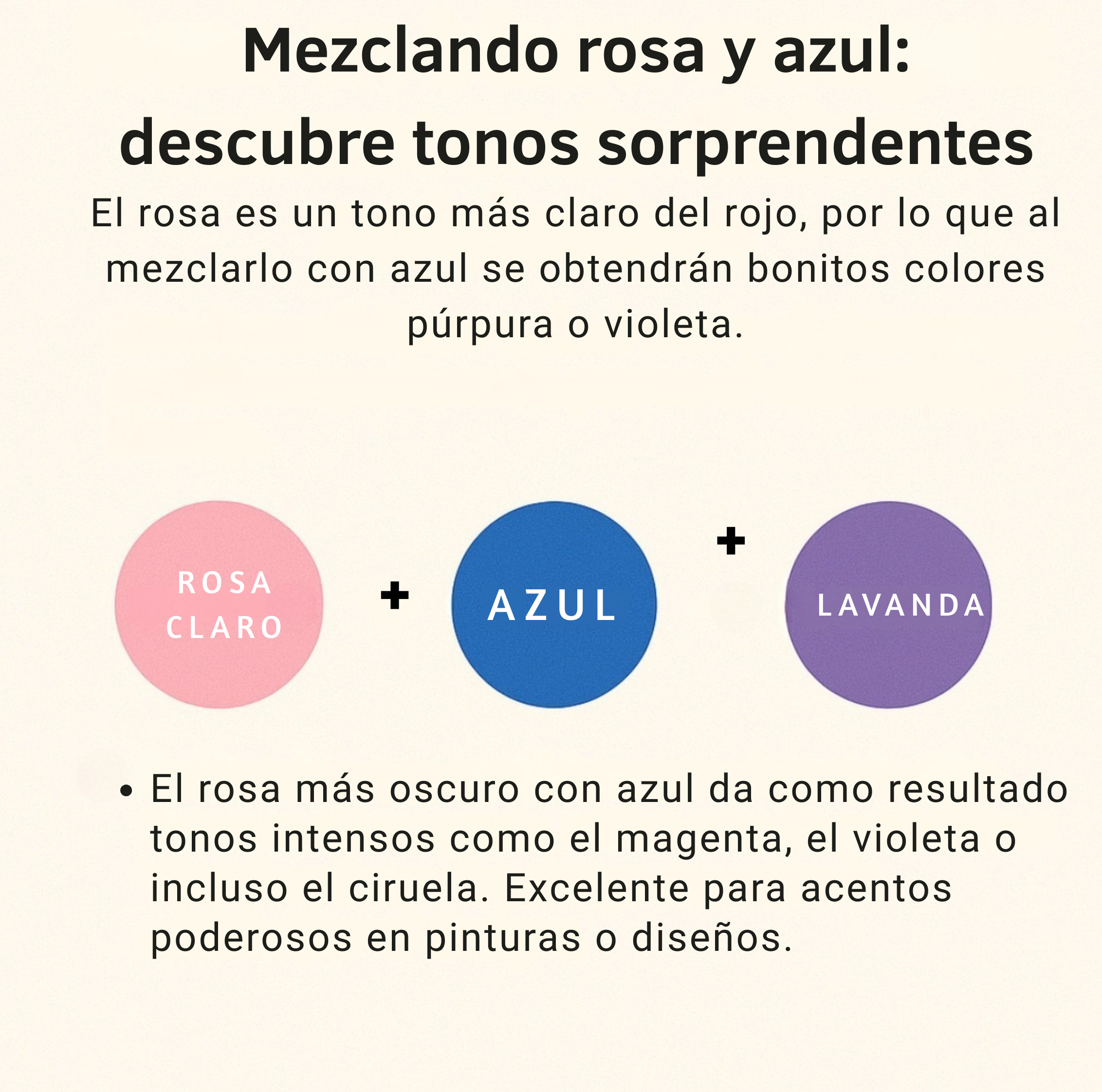 Mezclar colores - Guía profesional